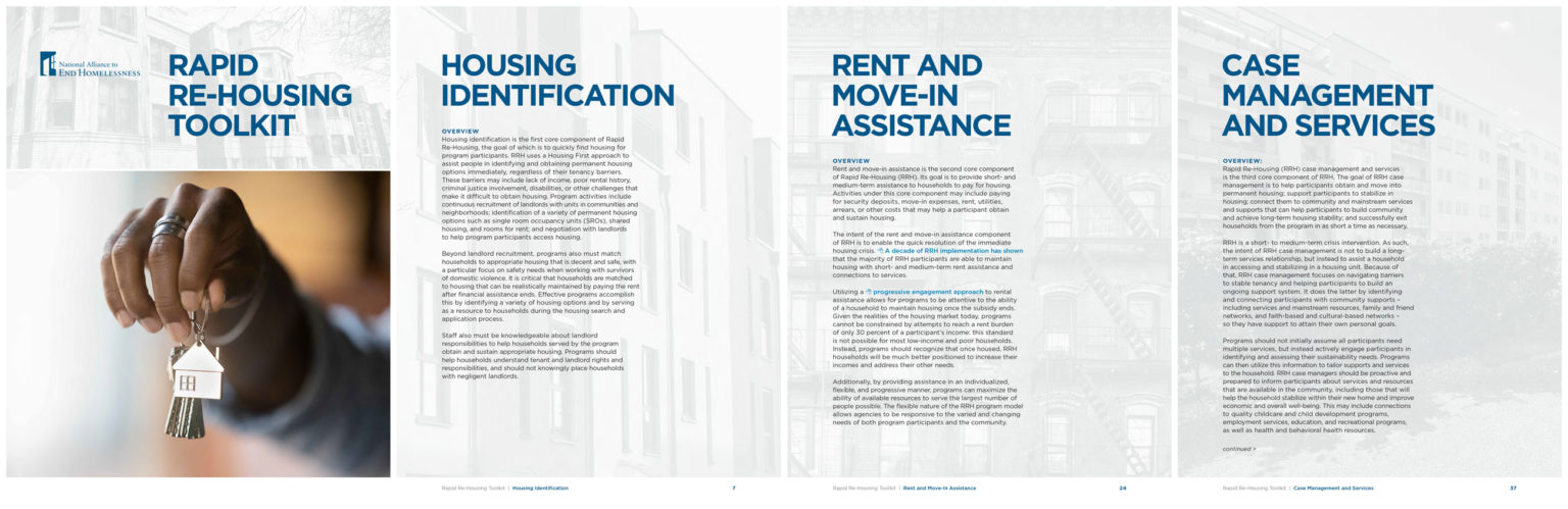 Rapid Re-Housing Toolkit - National Alliance to End Homelessness