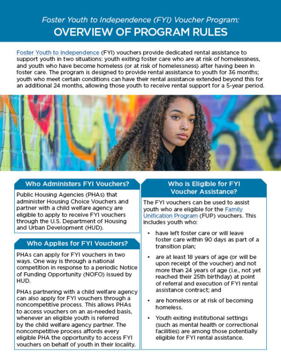 Foster Youth to Independence (FYI) Voucher Program - National Alliance ...