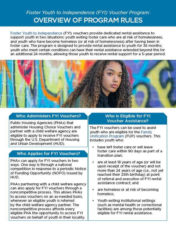 Foster Youth to Independence (FYI) Voucher Program - National Alliance ...