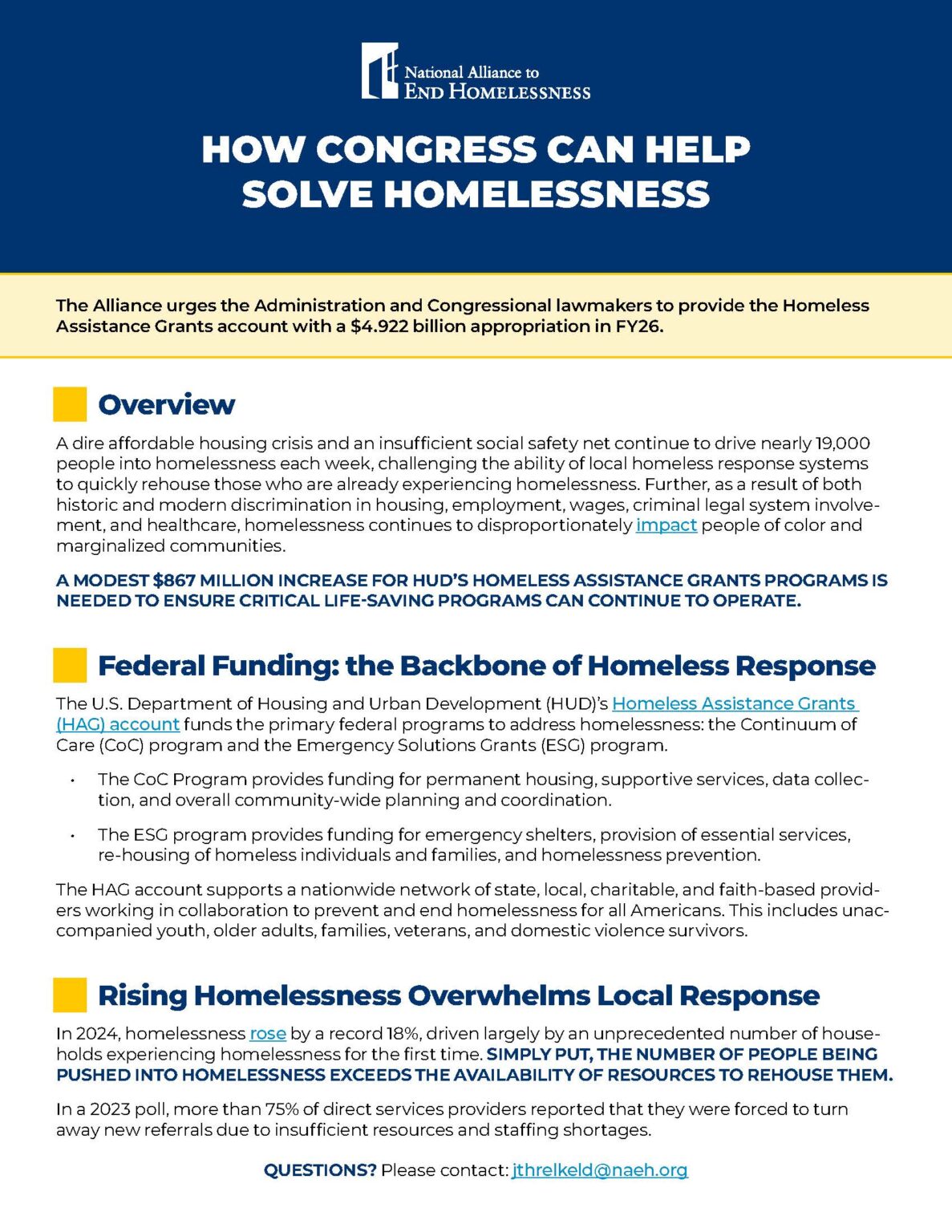 FY2026 Federal Budget Resource Series - National Alliance to End ...